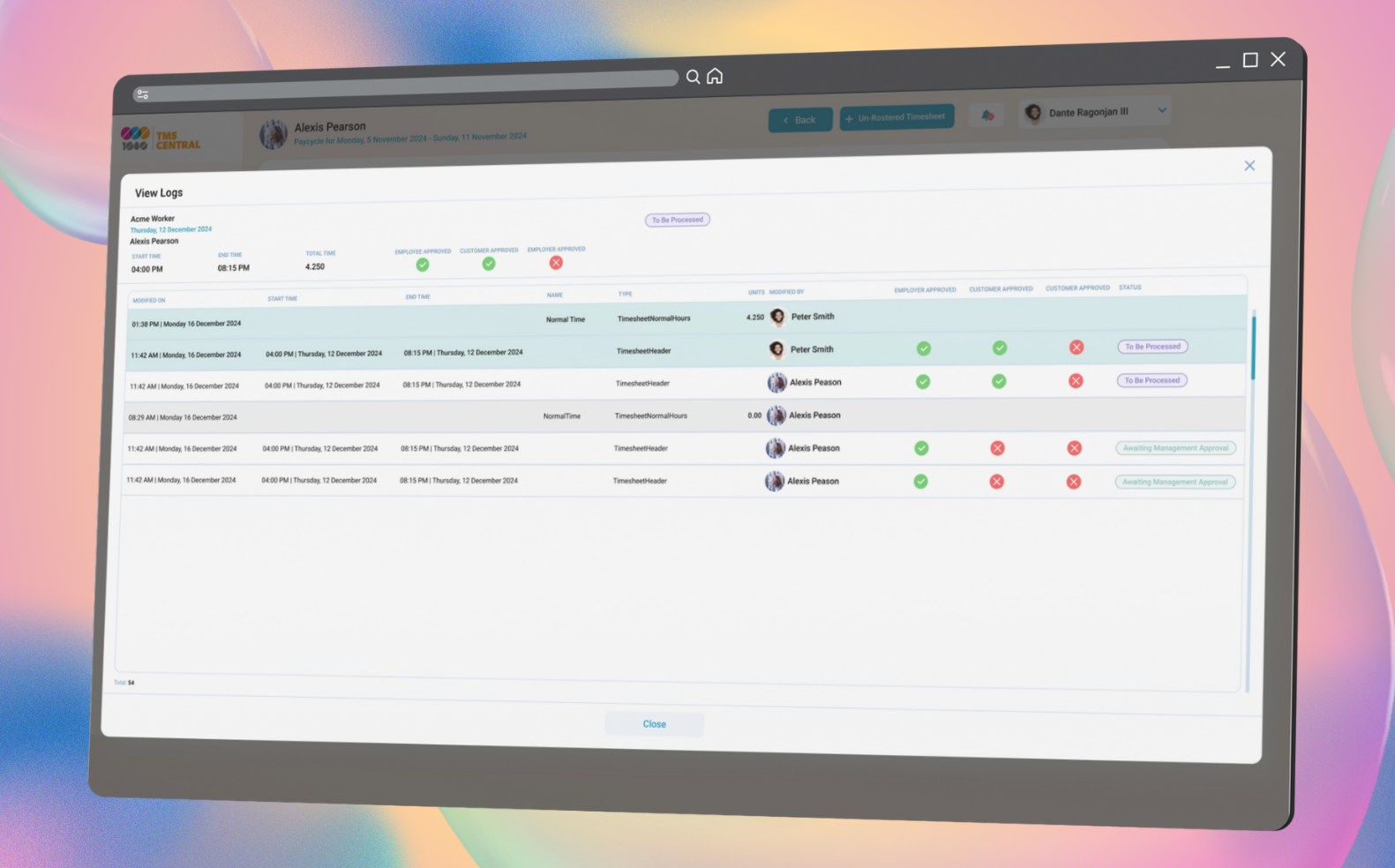 Advanced Timesheet Management – 1080Agile