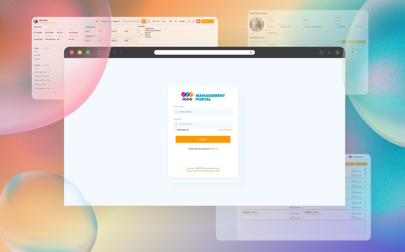 Management Portal – 1080Agile